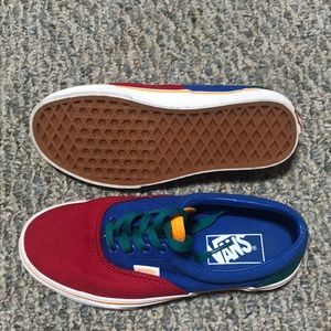 Vans | Shoes | Vans Era Red Blue And Yellow | Poshmark